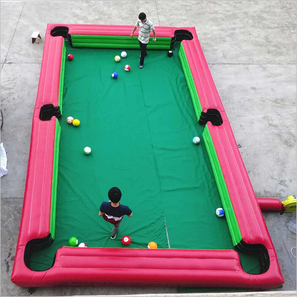 Outdoor Pool Table Inflatable Snooker Human Pool Table Billiard Soccer