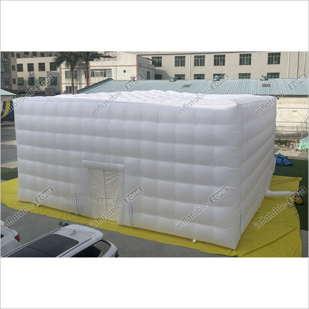Giant White Wedding Inflatable Cube Tent Large Party Inflatable Tent H