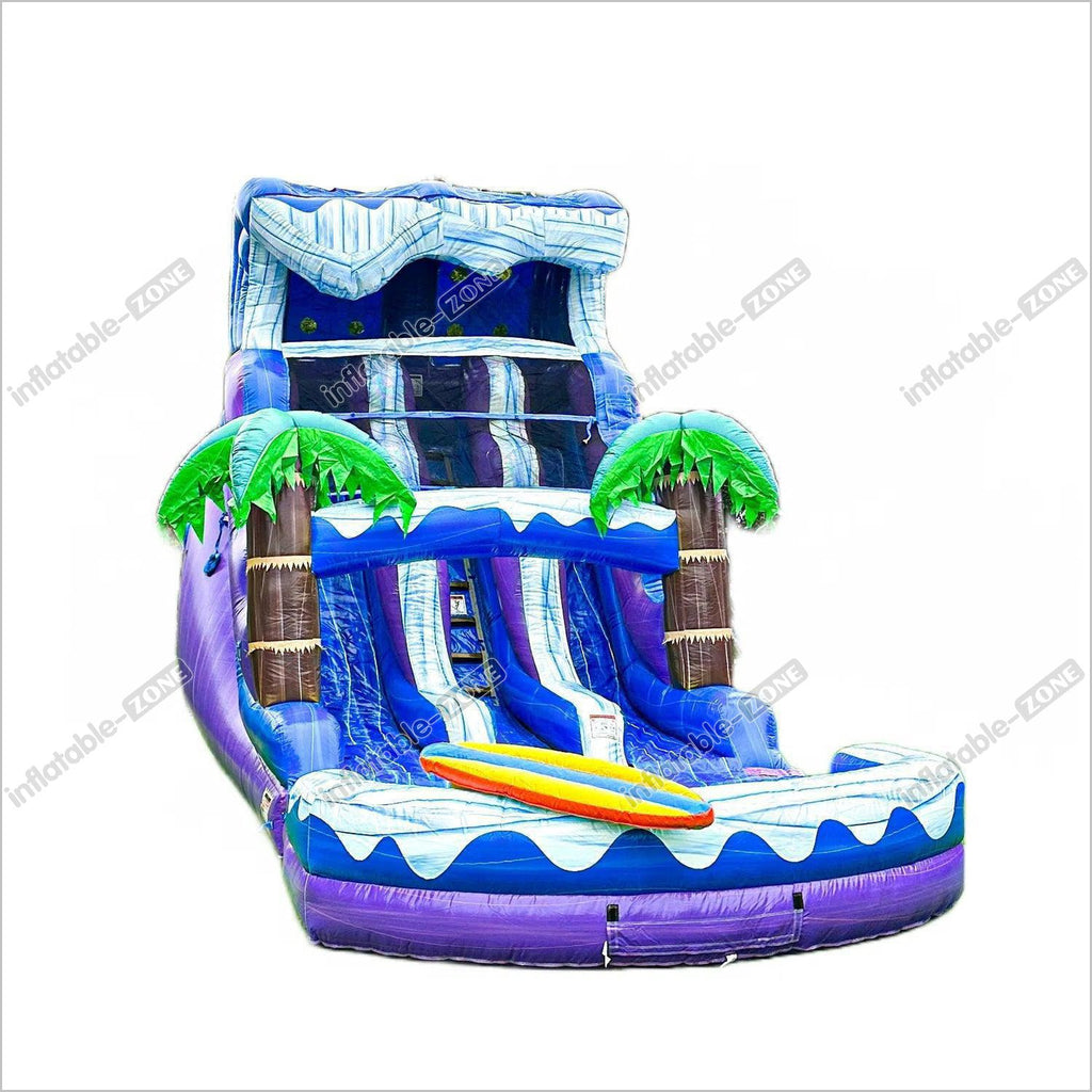 Surf Beach Commercial Grade Water Slide And Pool Jump And Slide Inflat
