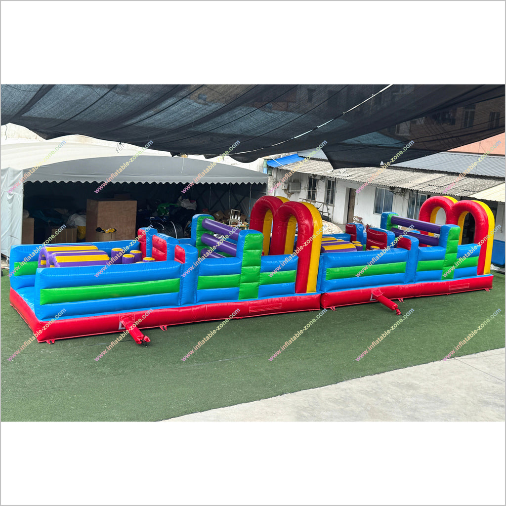 Adult Inflatable Obstacle Course Rental Inclusive Playground Equipment