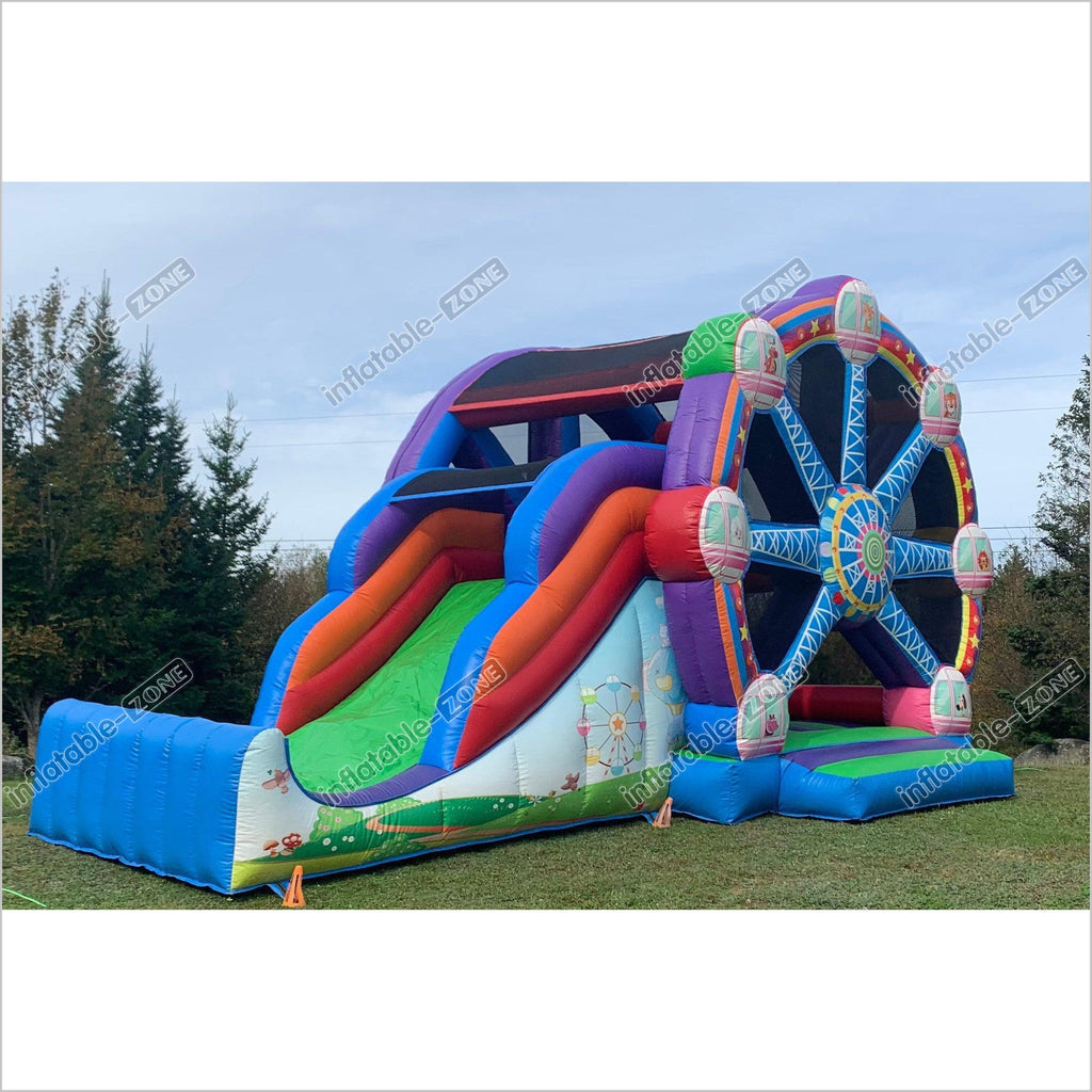 Ferris Wheel Bounce House Slide Combo Inflatable Jumper Childrens Boun