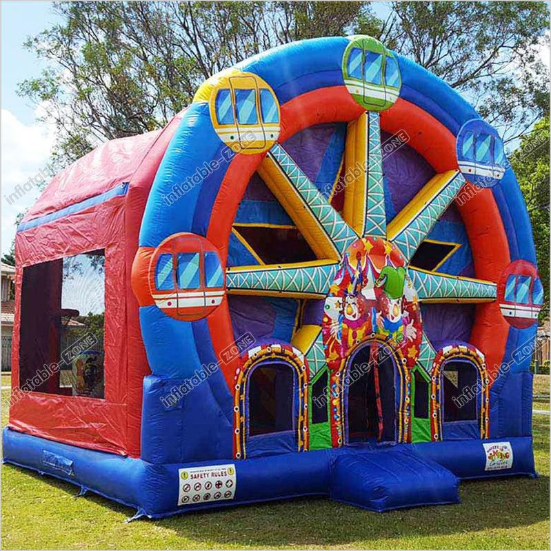Ferris Wheel Bounce House Combo Fun N Sun Inflatables Biggest Jumping