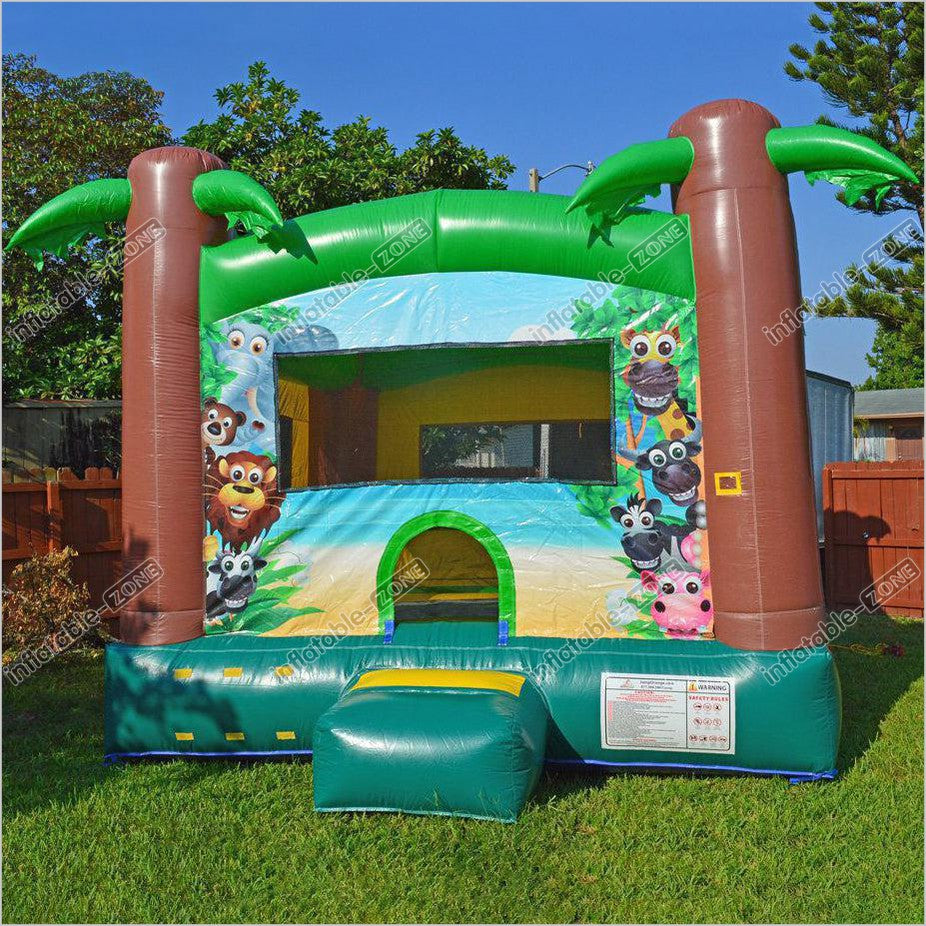 Safari Bounce House Ready Set Jump Inflatables Commercial Bouncy Castl ...