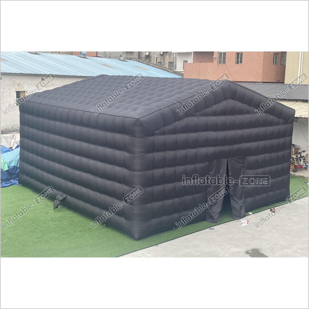 Backyard Large Black Inflatable Nightclub Wedding Tent Inflatable Disc ...