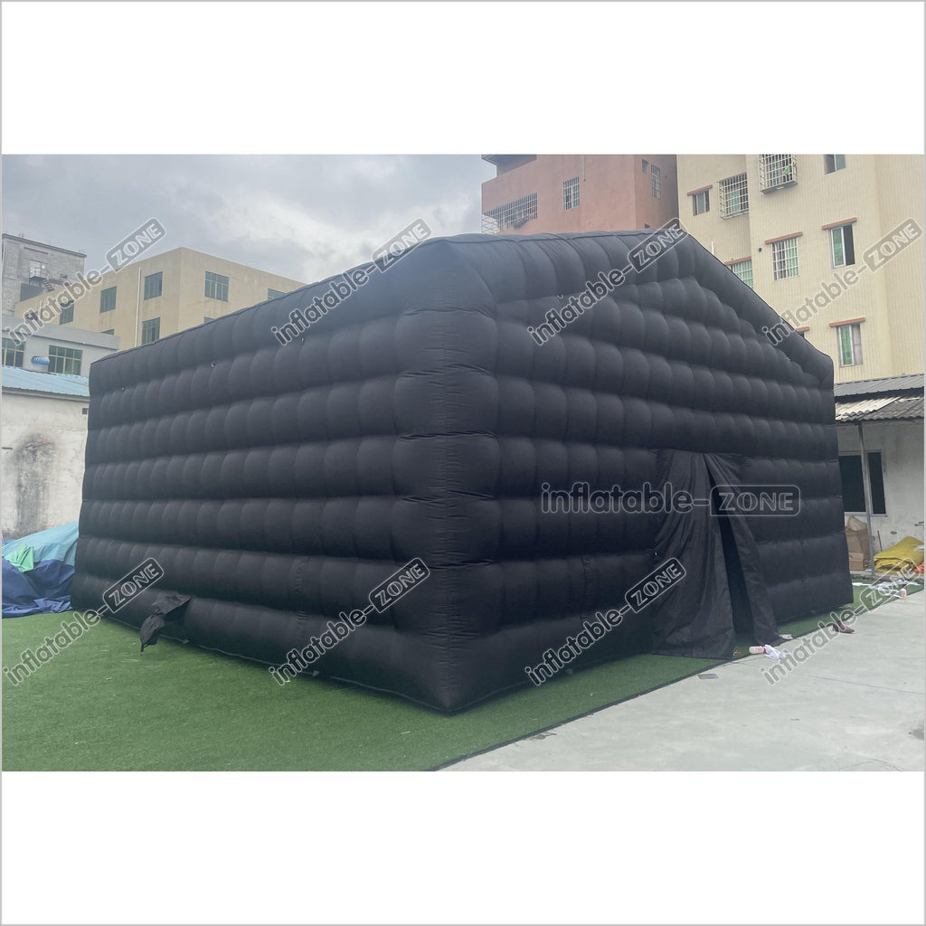 Backyard Large Black Inflatable Nightclub Wedding Tent Inflatable Disc ...
