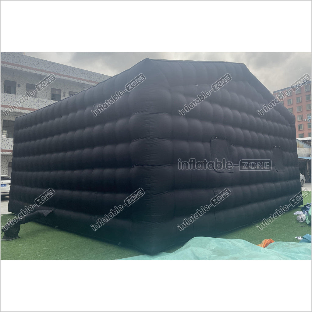 Backyard Large Black Inflatable Nightclub Wedding Tent Inflatable Disc ...