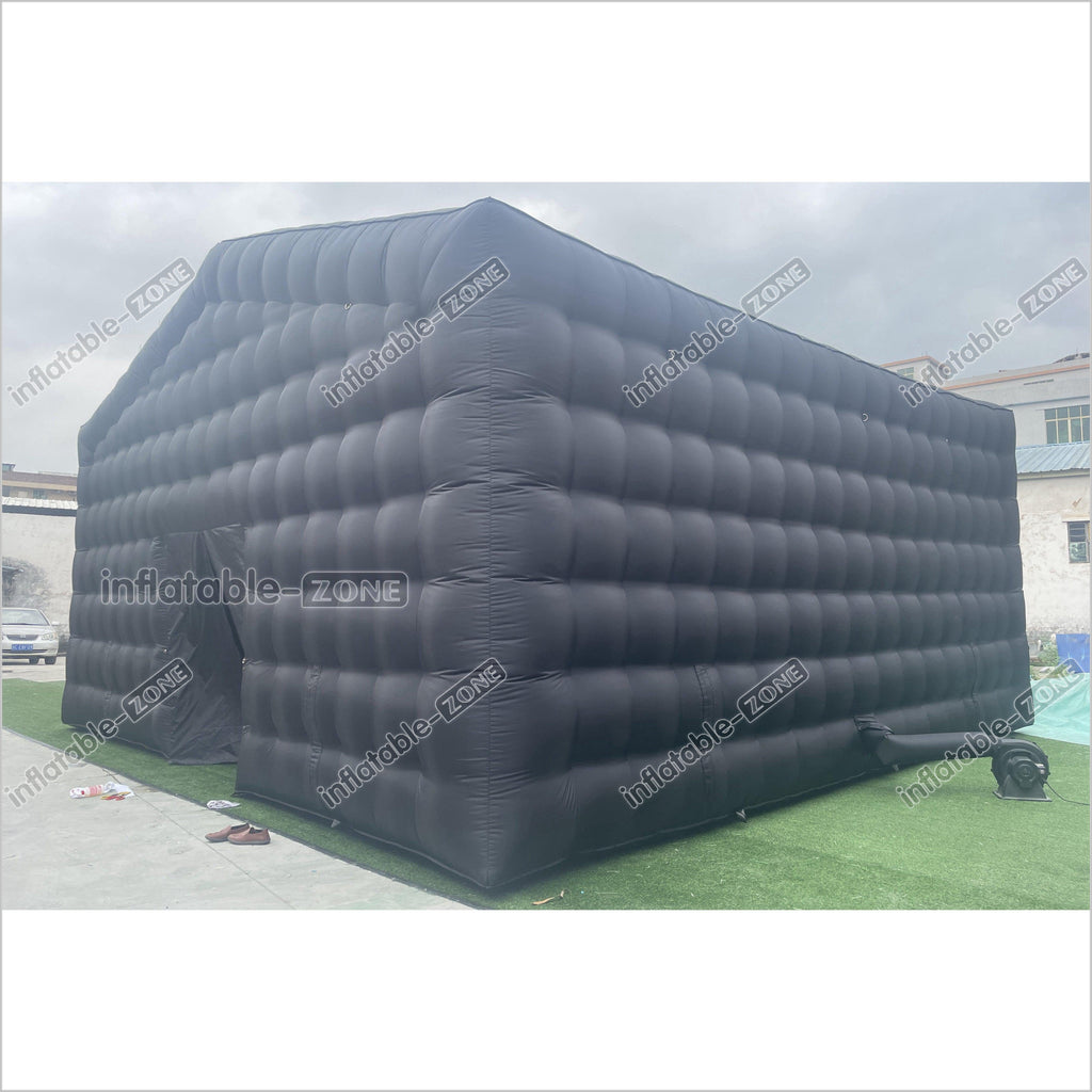 Backyard Large Black Inflatable Nightclub Wedding Tent Inflatable Disc ...