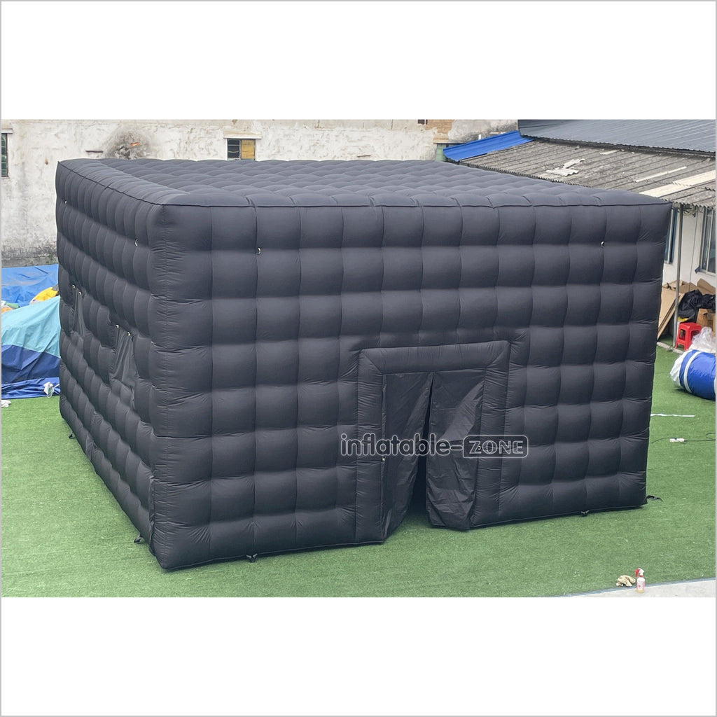 Outdoor Advertising Black Large Inflatable Camping Tent Inflatable Nig