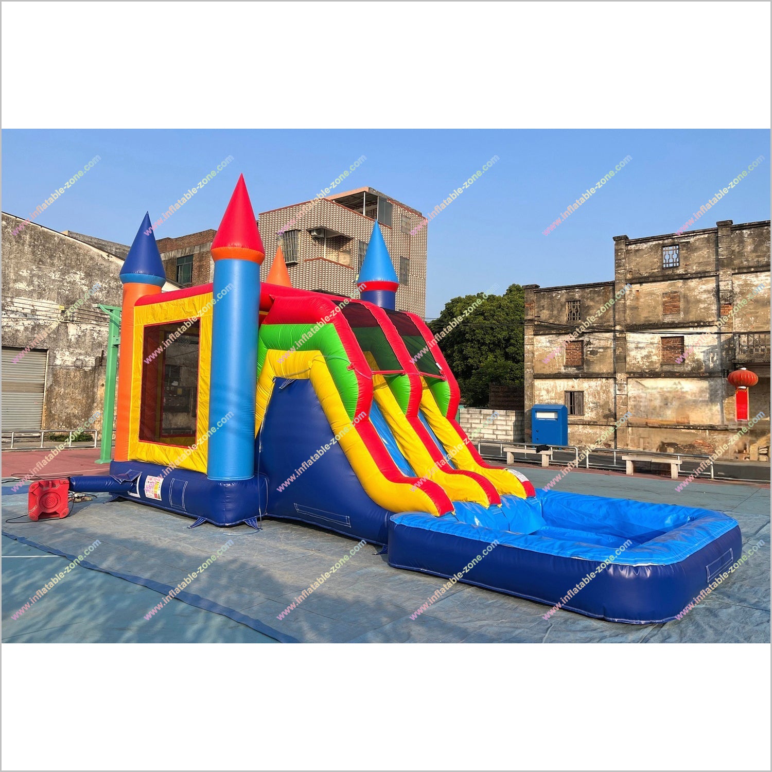 Jump Combo Waterslide Bouncy Castle Inflatable Water Playground Bounce