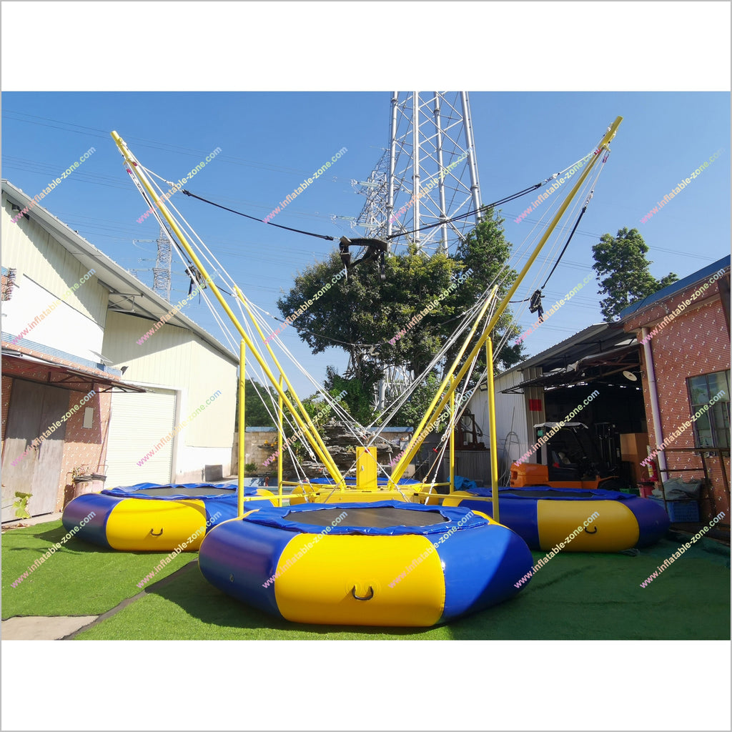 Bungee Games Jump Sport Trampoline Commercial Inflatable Amusement Par