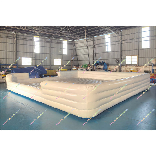 Childrens Inflatable Ball Pit Foam Pool Inflatable Gymnastics Pit Whit
