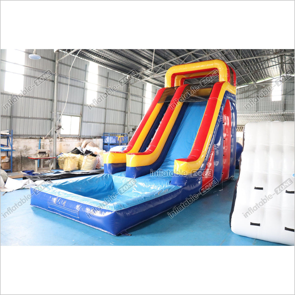 Indoor Outdoor Waterslide Commercial Inflatable Water Slide Blow Up Sp ...