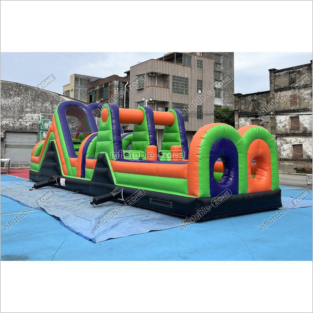 Commercial Obstacle Course Inflatable Interactive Games Obstacle Cours
