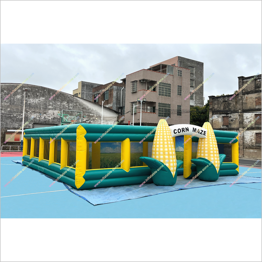 Inflatable Maze Rental Fun Interactive Games Corn Maze Near Me Outdoor