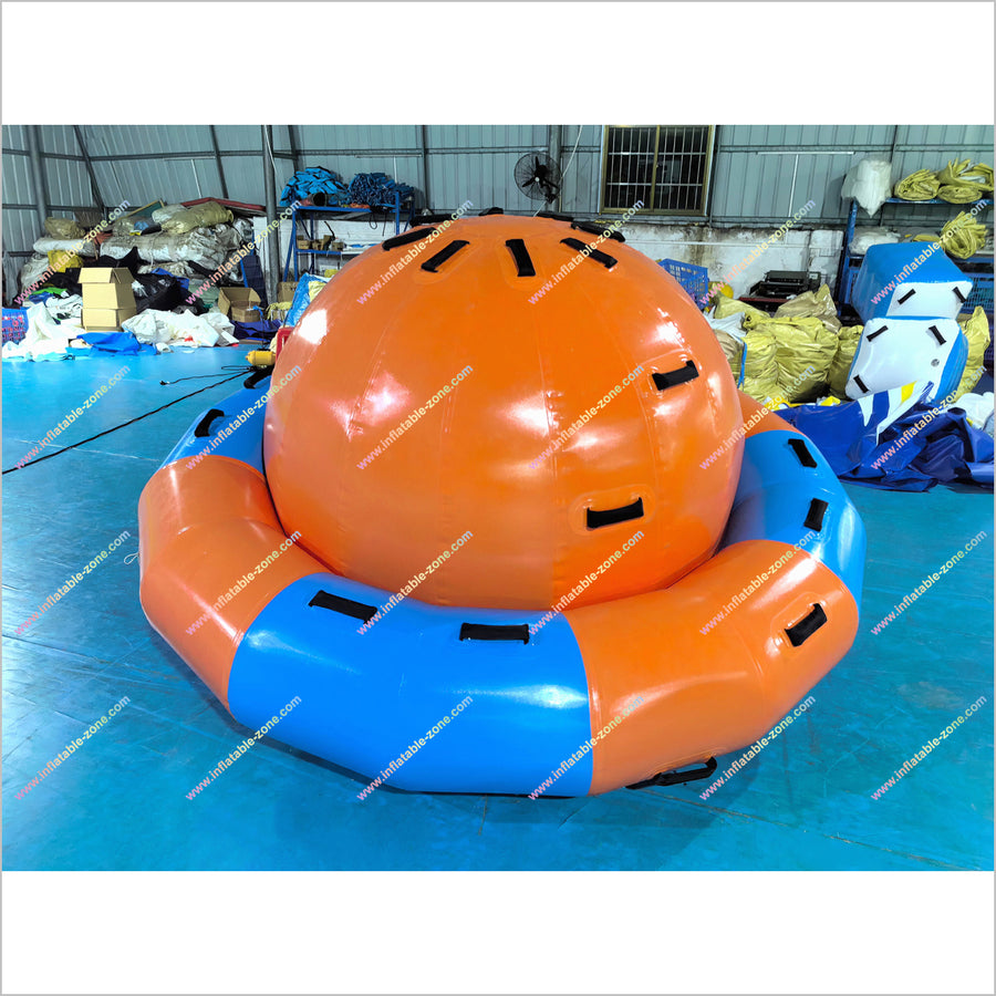 Crazy Spinning Inflatable Water Rocker UFO Towable Tube Inflatable Gyr