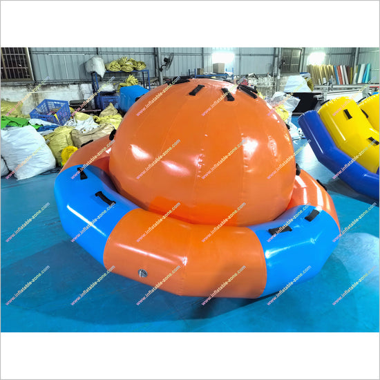 Crazy Spinning Inflatable Water Rocker UFO Towable Tube Inflatable Gyr