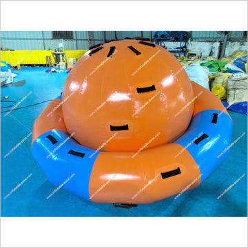 Crazy Spinning Inflatable Water Rocker UFO Towable Tube Inflatable Gyr