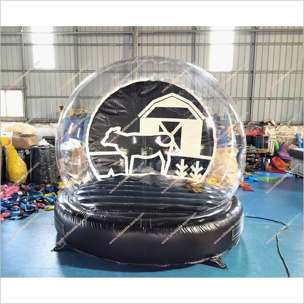 Custom Made Snow Globe Indoor Inflatable Playground Unusual Snow Globe