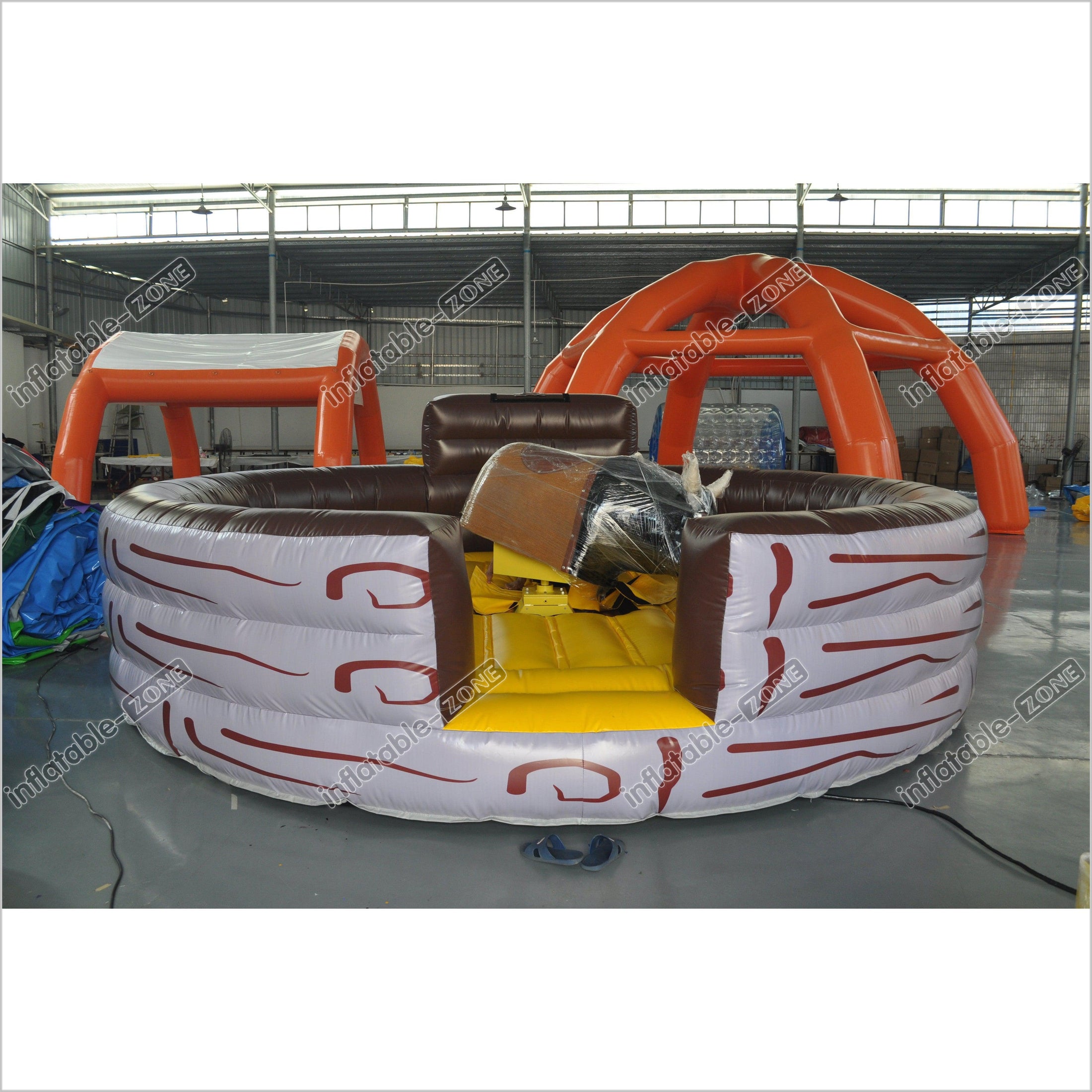Amusement Park Inflatable Mechanical Bull Electric Rodeo Mech Bull Inf