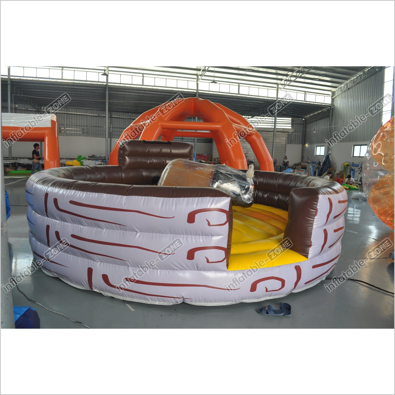 Amusement Park Inflatable Mechanical Bull Electric Rodeo Mech Bull Inf