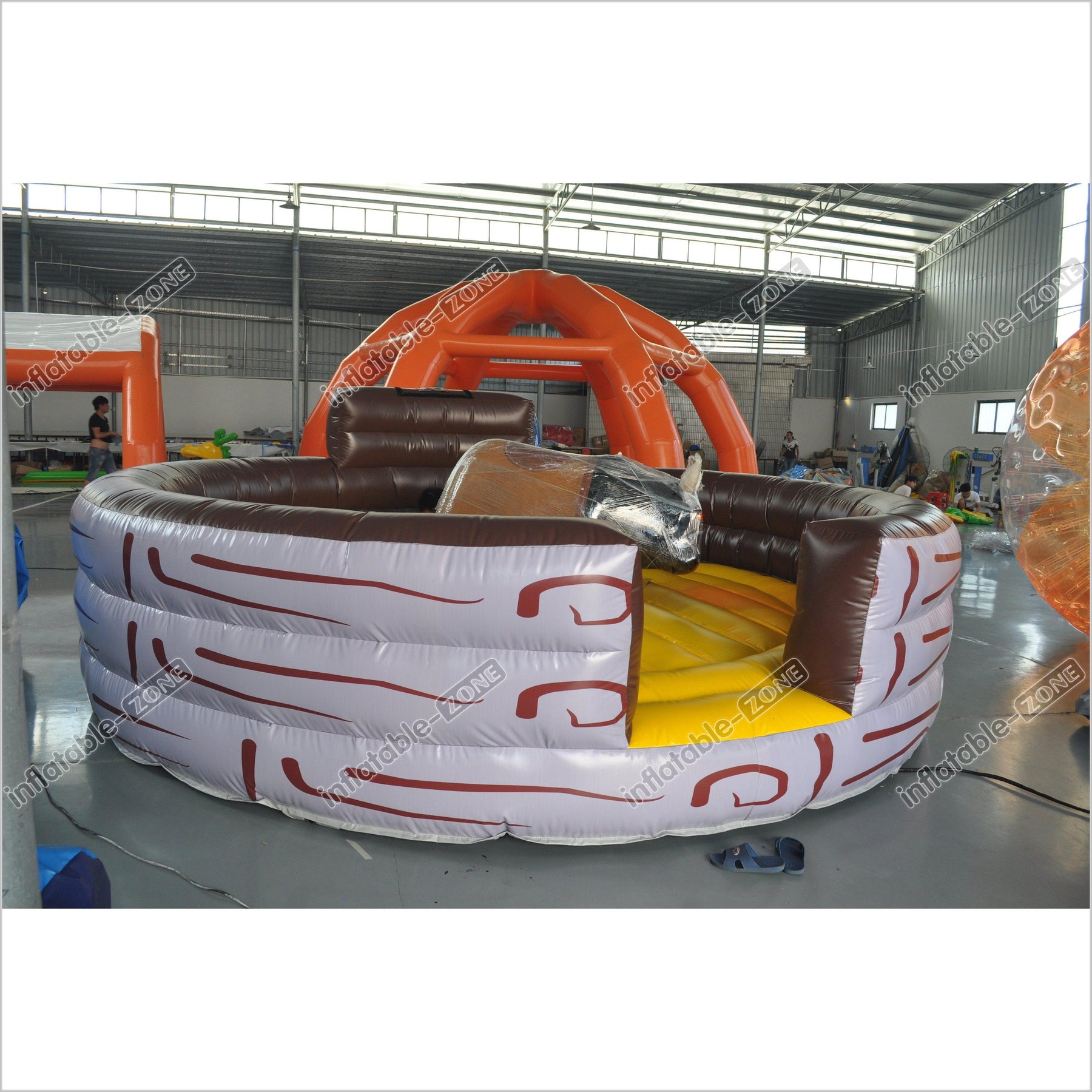 Amusement Park Inflatable Mechanical Bull Electric Rodeo Mech Bull Inf