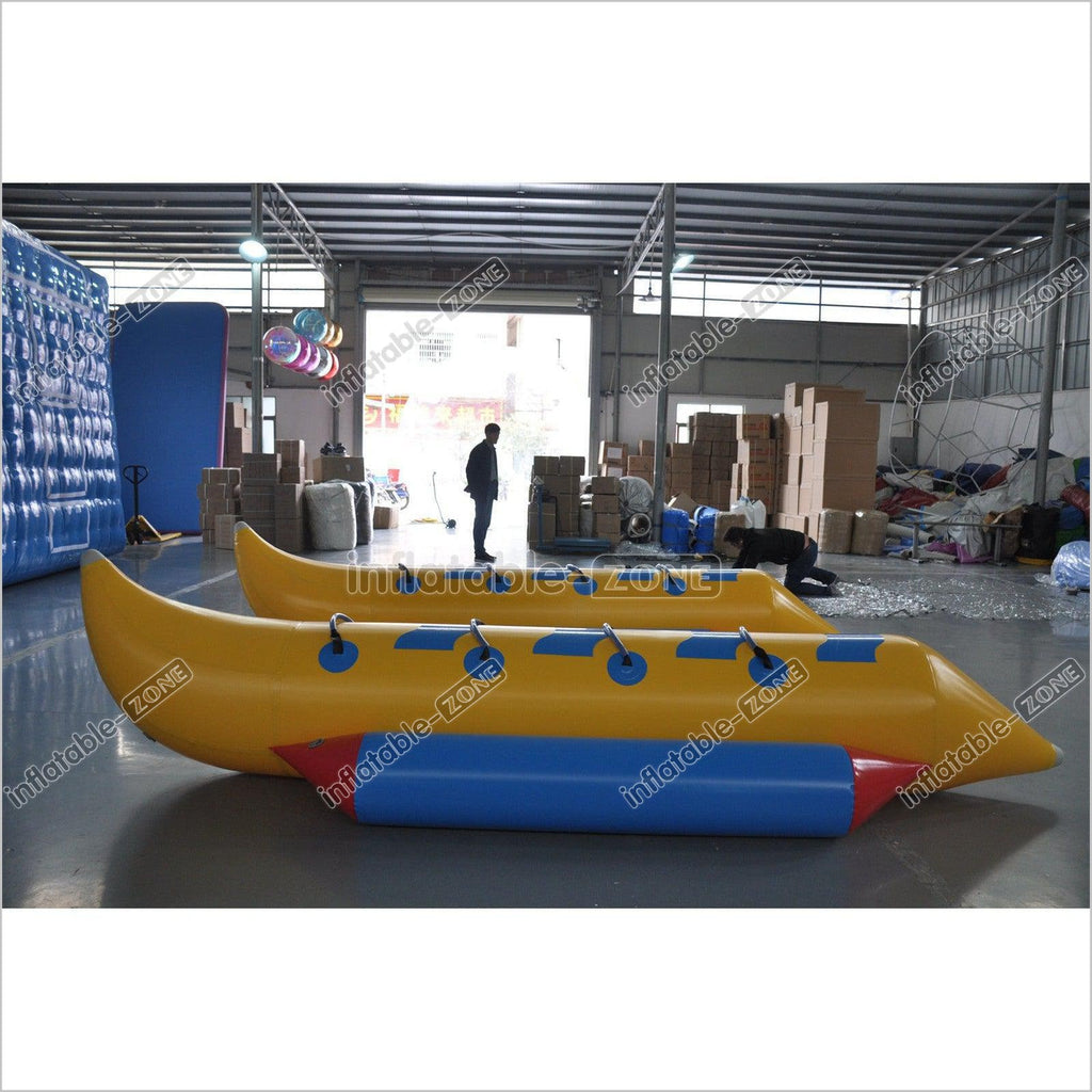 Inflatable Banana Boat Towable Banana Boat Tube Blow Up Banana Boat ...