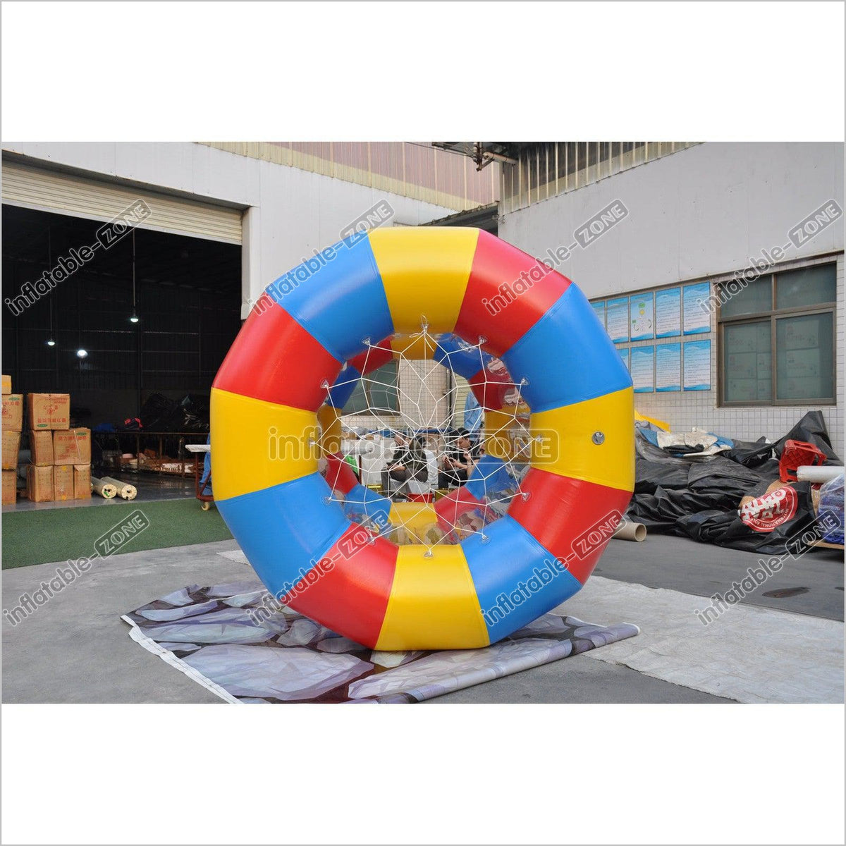 Colorful Inflatable Water Roller Water Drum Roller Water Roller Barrel ...