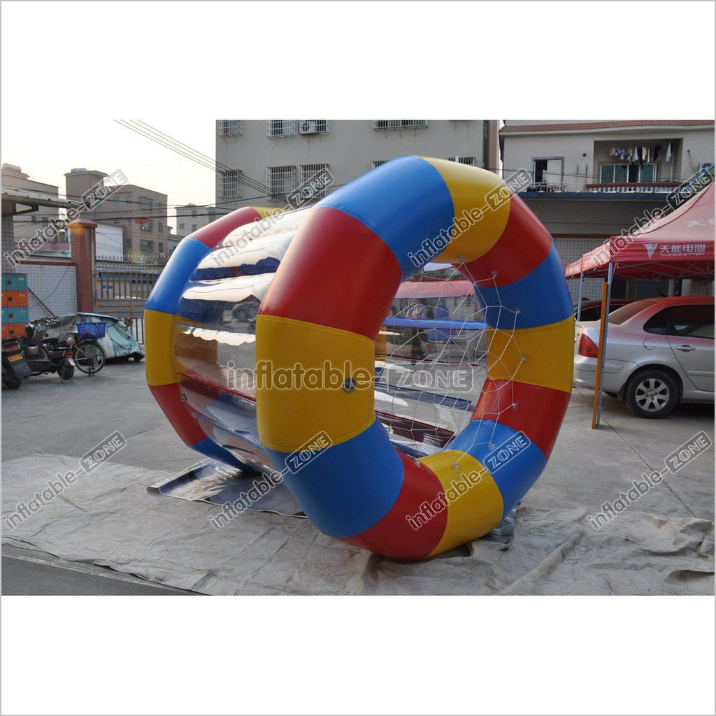 Colorful Inflatable Water Roller Water Drum Roller Water Roller Barrel ...