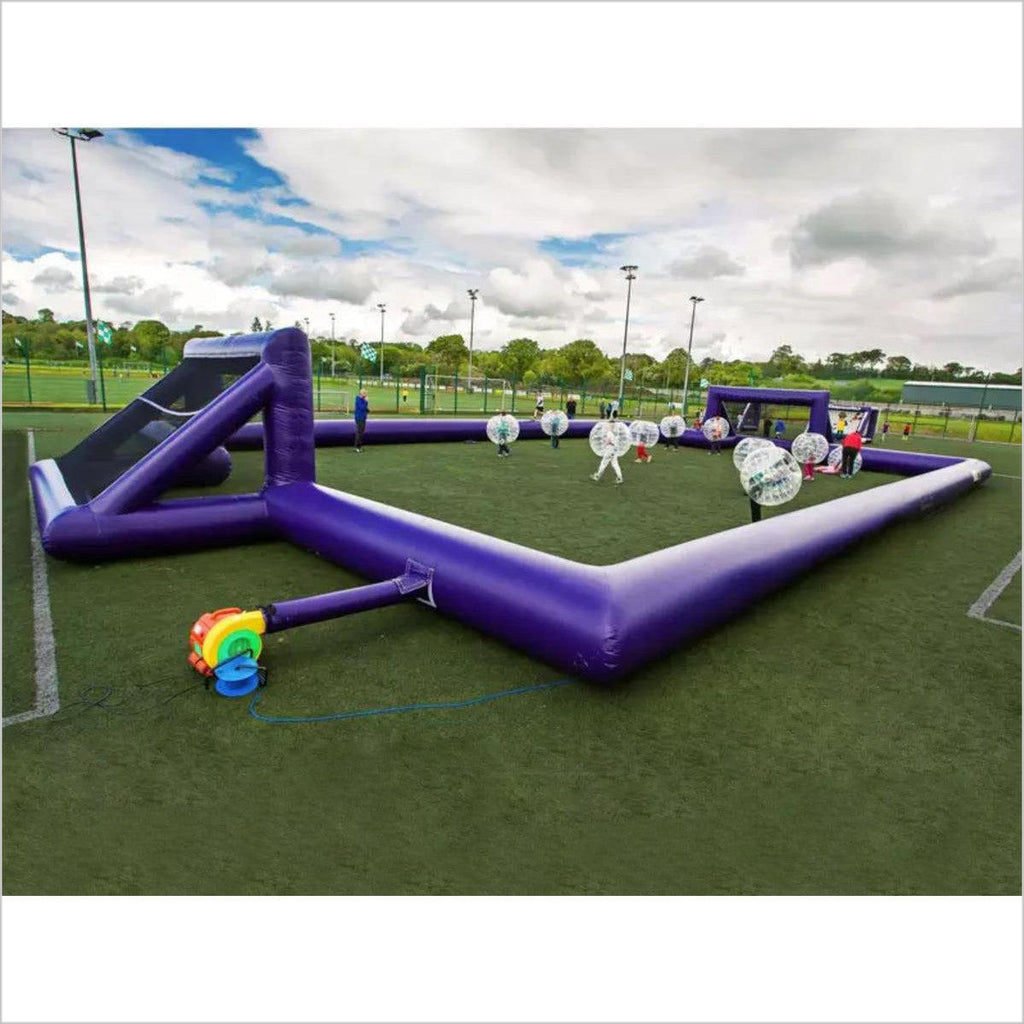 Purple Inflatable Soccer Arena, Soccer Football Field