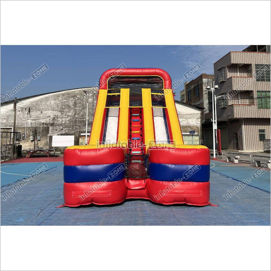 Dual Lane Inflatable Slide Fun Jolly Jumper Crazy Inflatable Big Slide ...
