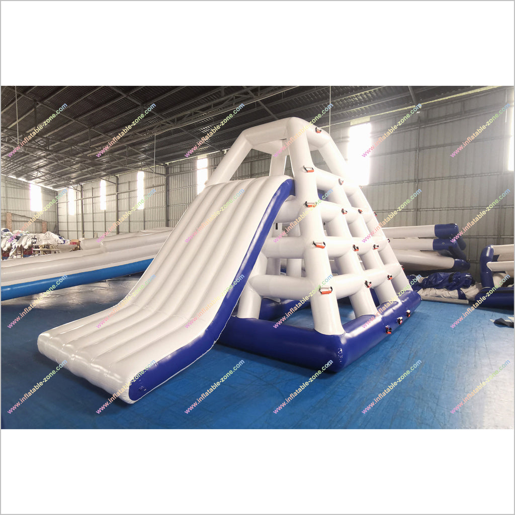 Floating Inflatable Climbing Tower Slide Toy Water Park Inflatable Lad