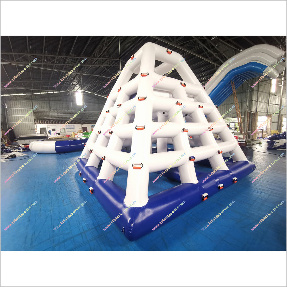 Floating Inflatable Climbing Tower Slide Toy Water Park Inflatable Lad
