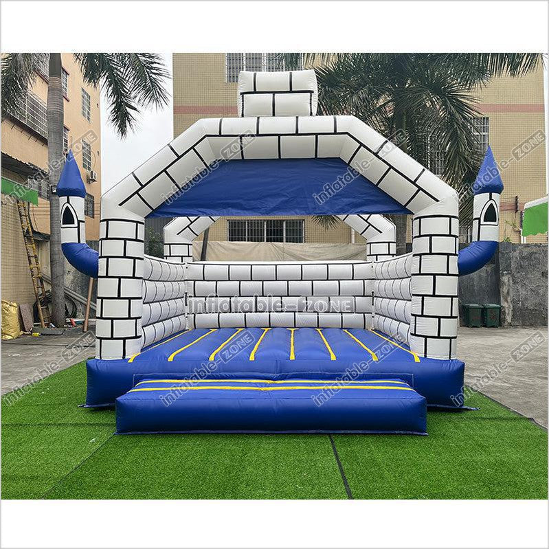 Commercial Outdoor Blue Bounce House,Commercial Bouncy Castles ...