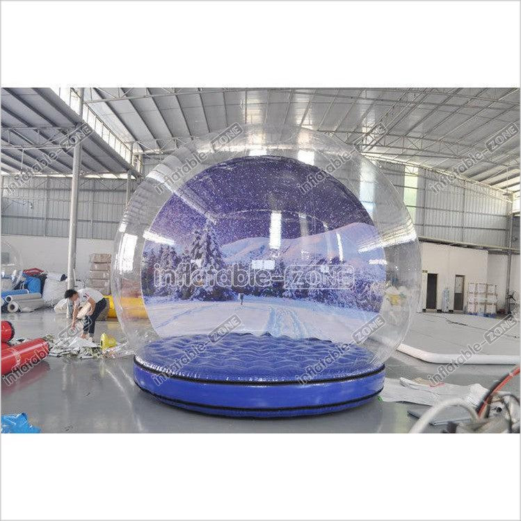 Custom-Size Giant Inflatable Snow Globe Inflatable Christmas Snow Glob
