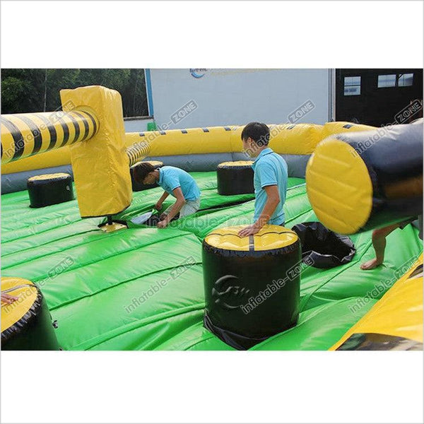 Interactive Inflatable Meltdown Challenge Games Inflatable Wipeout Gam