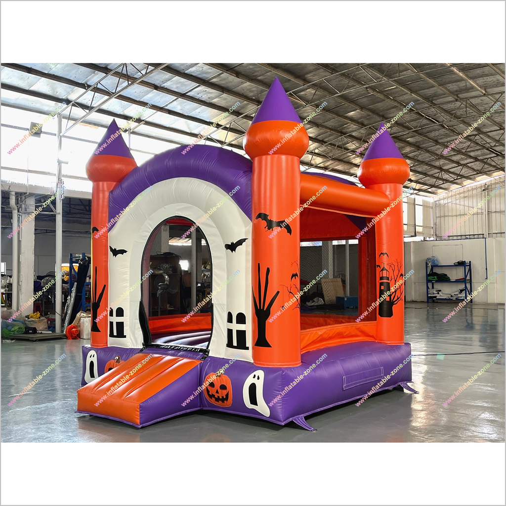 Halloween Bounce House Rentals Inflatable Pumpkins With Ghosts Bouncer