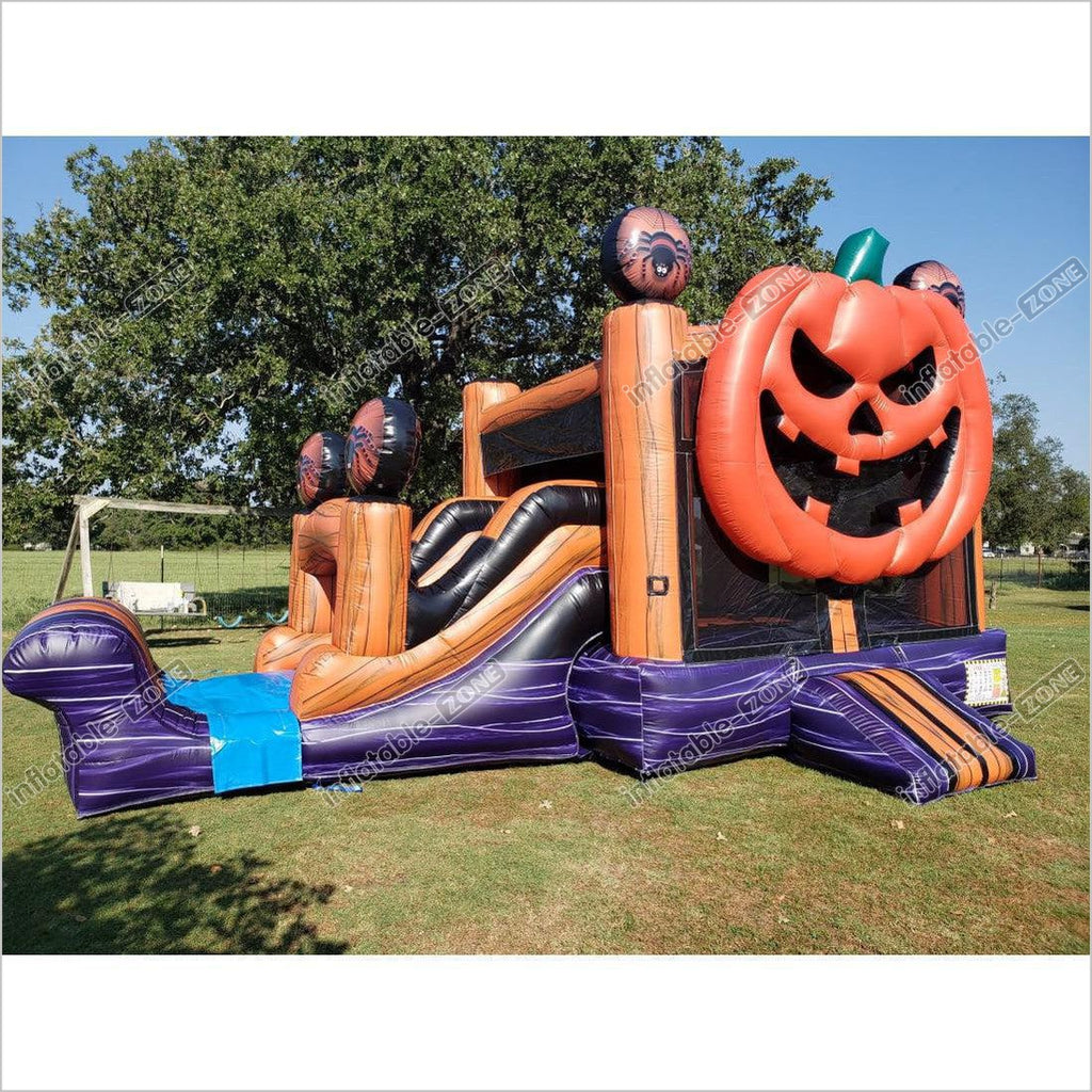 Jack O Lantern Bounce House Blow Up Halloween Castle Pumpkin Jump Hous