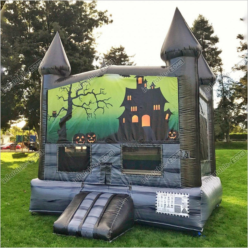Haunted Blow Up House Big Bounce Inflatables Outdoor Backyard Usage Ha