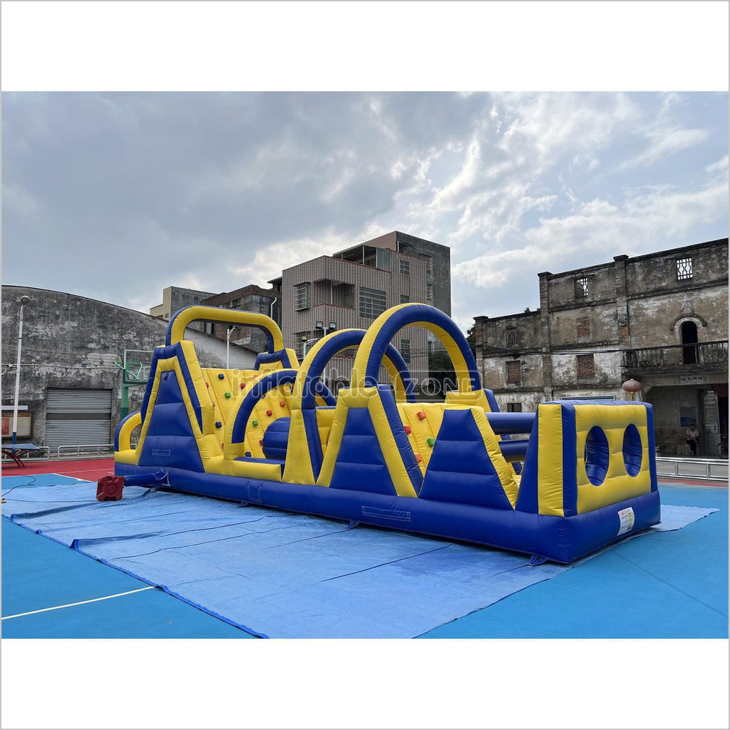 Inflatable Obstacle Course Bounce House Obstacle Course Jumper With Cl