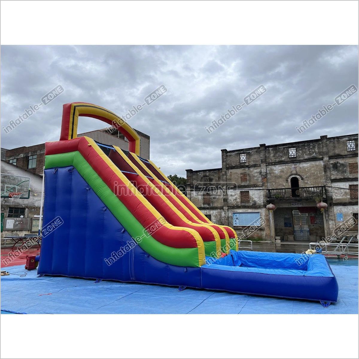 Inflatable Commercial Water Slides Water Jumping Castle Inflatable Wat ...