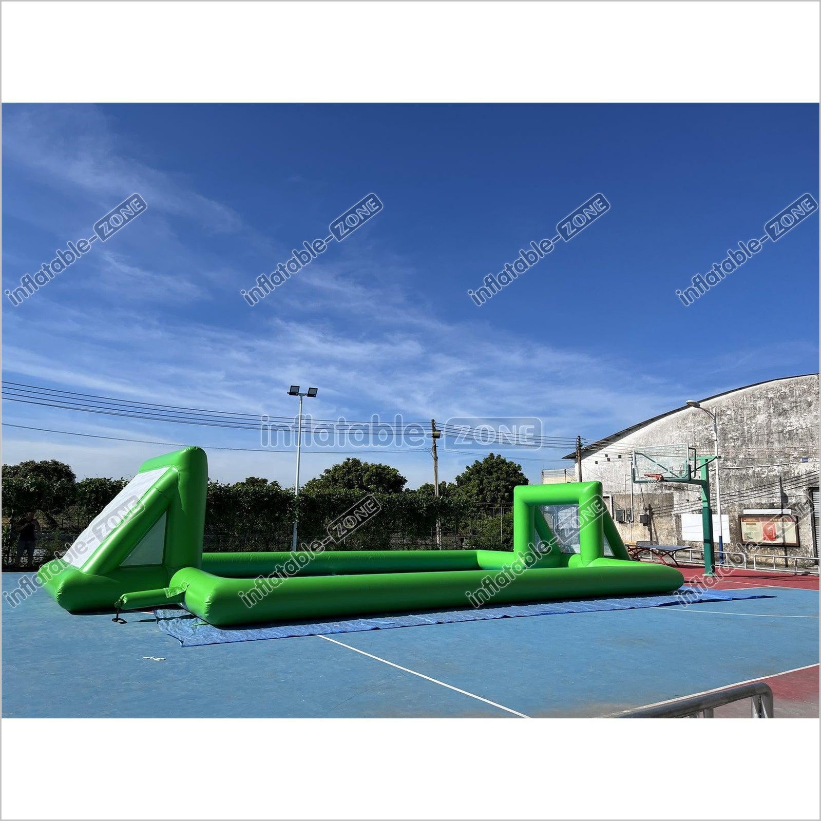 Inflatable soap soccer field blow up soccer pitch inflatable soccer ar ...