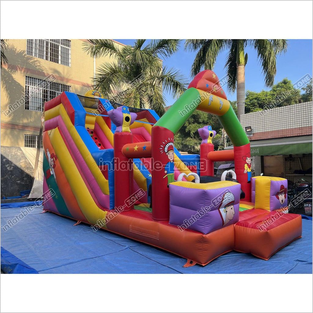 Inflatable Slide Blow Up Jumper House Inflatable Amusement Park Bouncy ...