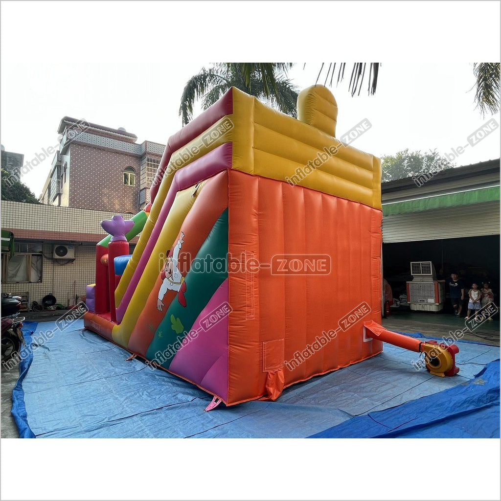 Inflatable Slide Blow Up Jumper House Inflatable Amusement Park Bouncy ...