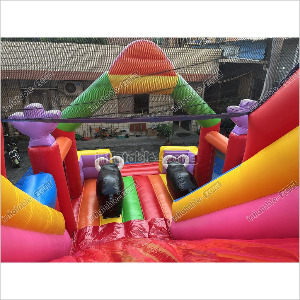 Inflatable Slide Blow Up Jumper House Inflatable Amusement Park Bouncy ...