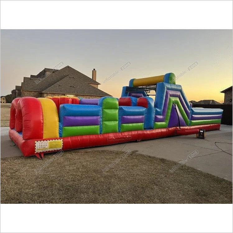 Inflatable Obstacle Course Bouncy Race Obstacles Ninja Warrior Course ...