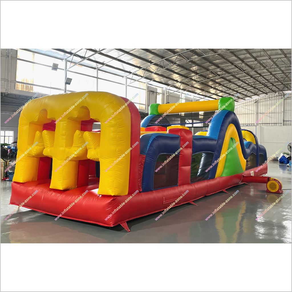 Indoor Assault Course Inflatable Play Ground Best Competitive Games In