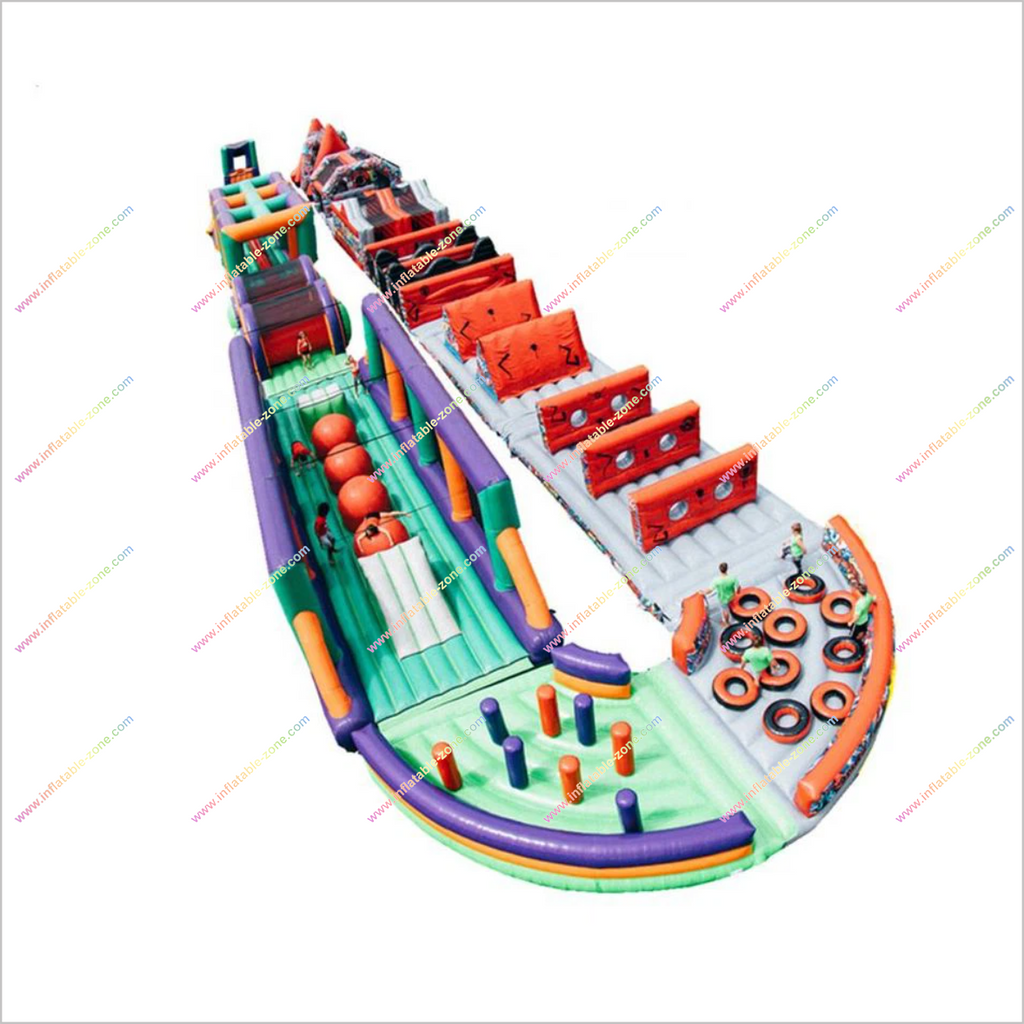 Inflatable 5K Obstacle Course Adventure Game Inflatable 5K Race Larges