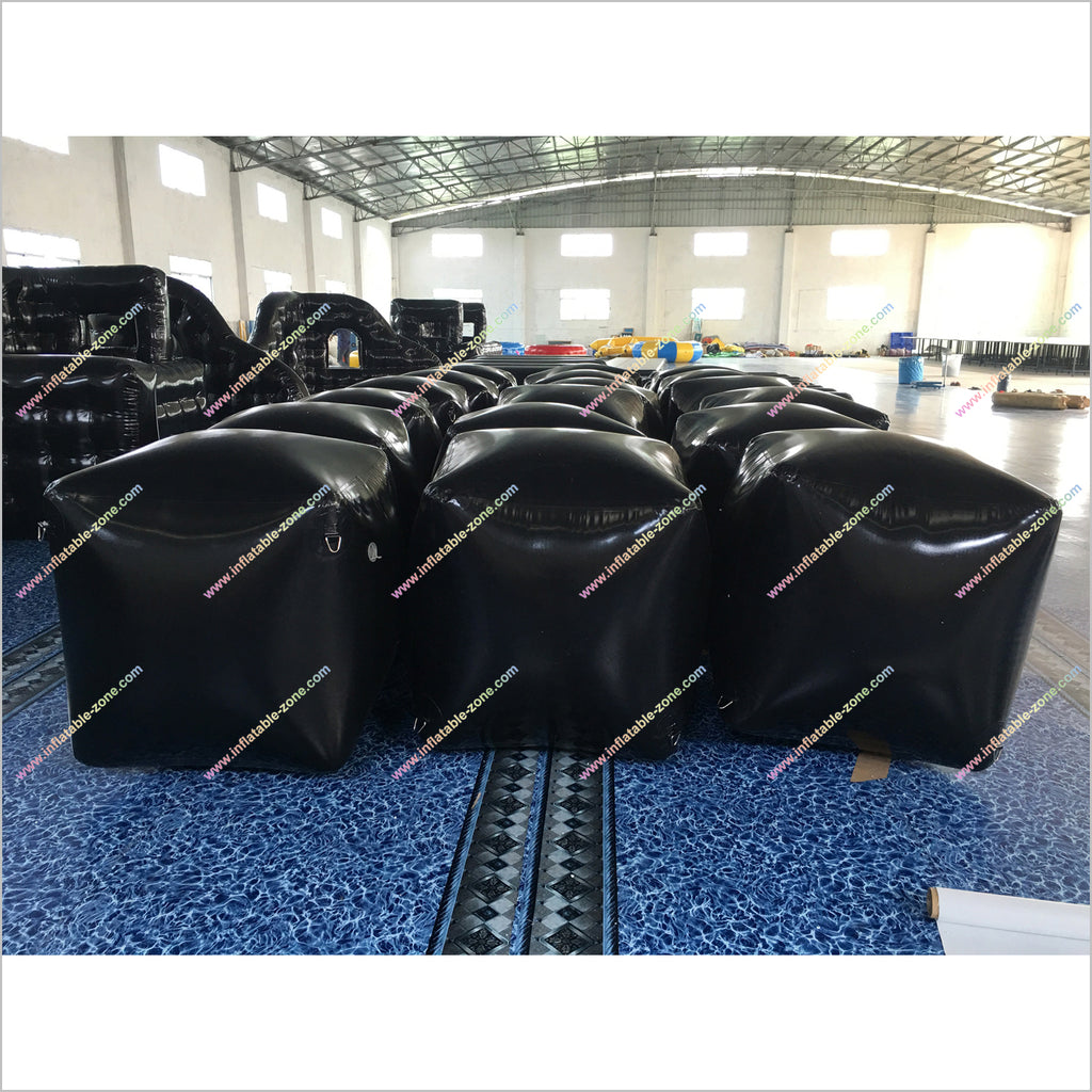 Shoot Sport Bunker Inflatable Paintball Arena Game Inflatable Air Bunk