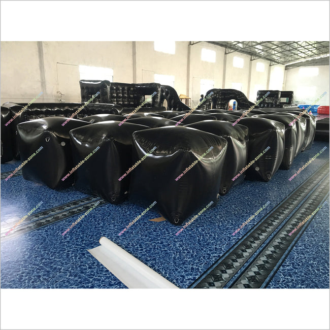 Shoot Sport Bunker Inflatable Paintball Arena Game Inflatable Air Bunk