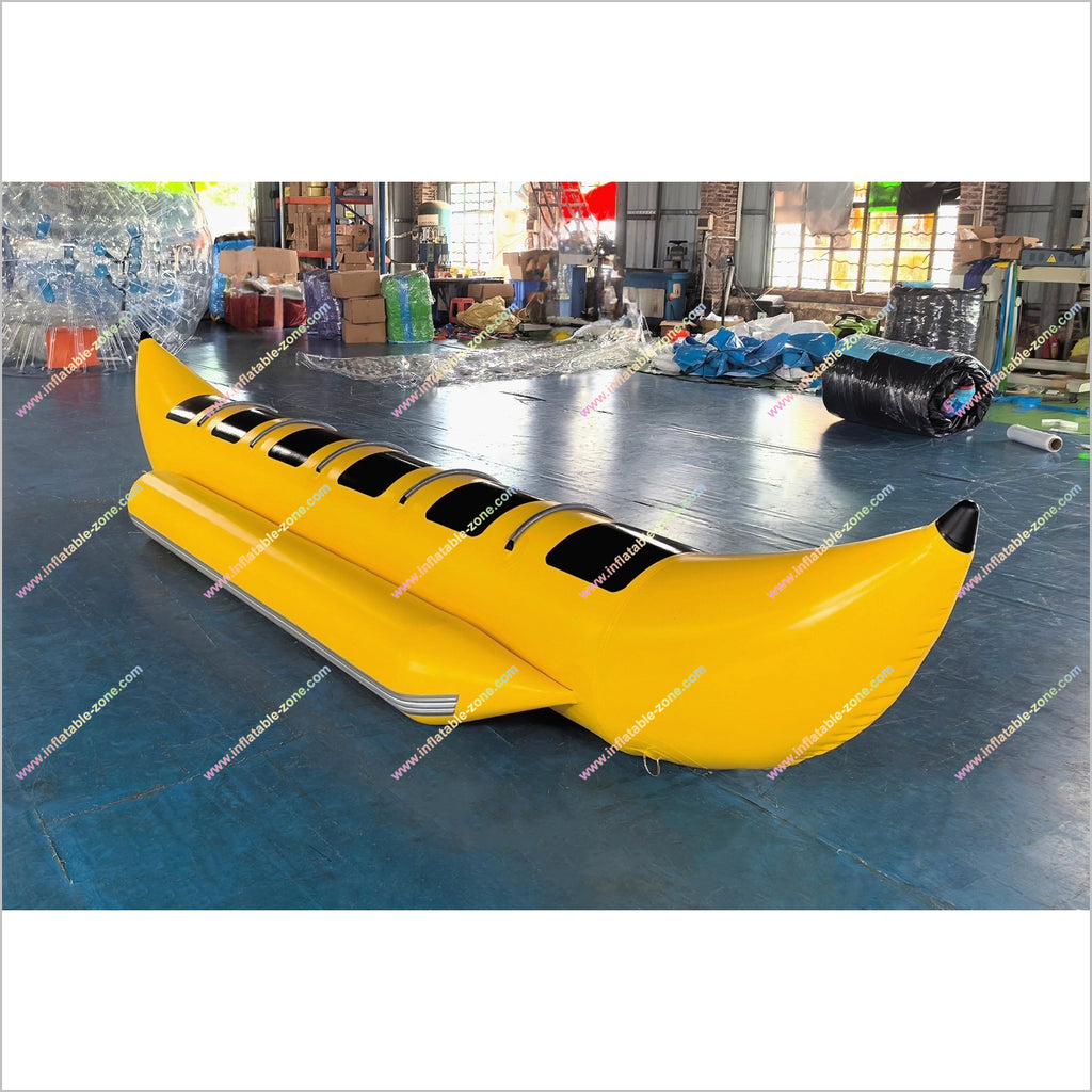 Recreational Inflatable Banana Boats Water Fun Toy Floating Banana Boa